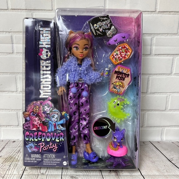 monster high | Toys | 222 Mattel Monster High Creepover Party Clawdeen ...